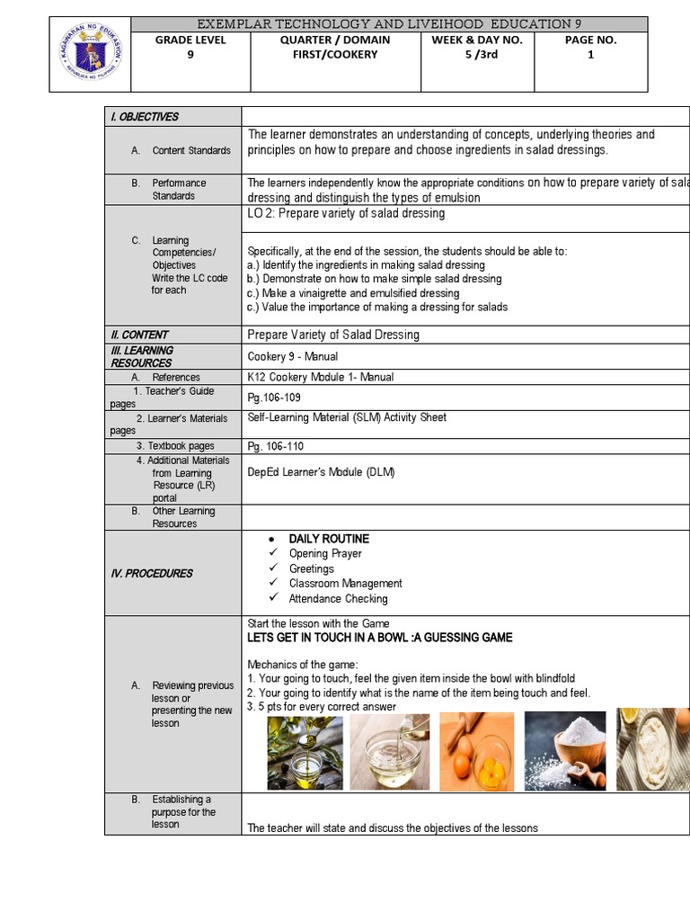 DLP For Cot 1 2022 | PDF | Learning | Teachers