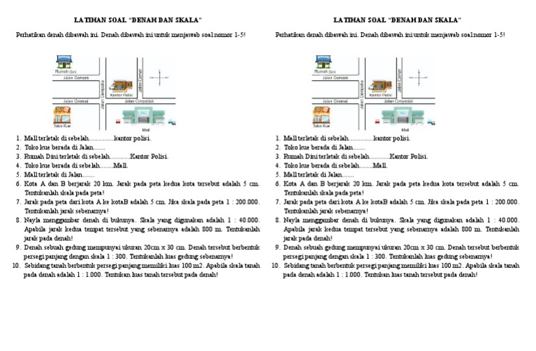 Latihan Soal Denah | PDF