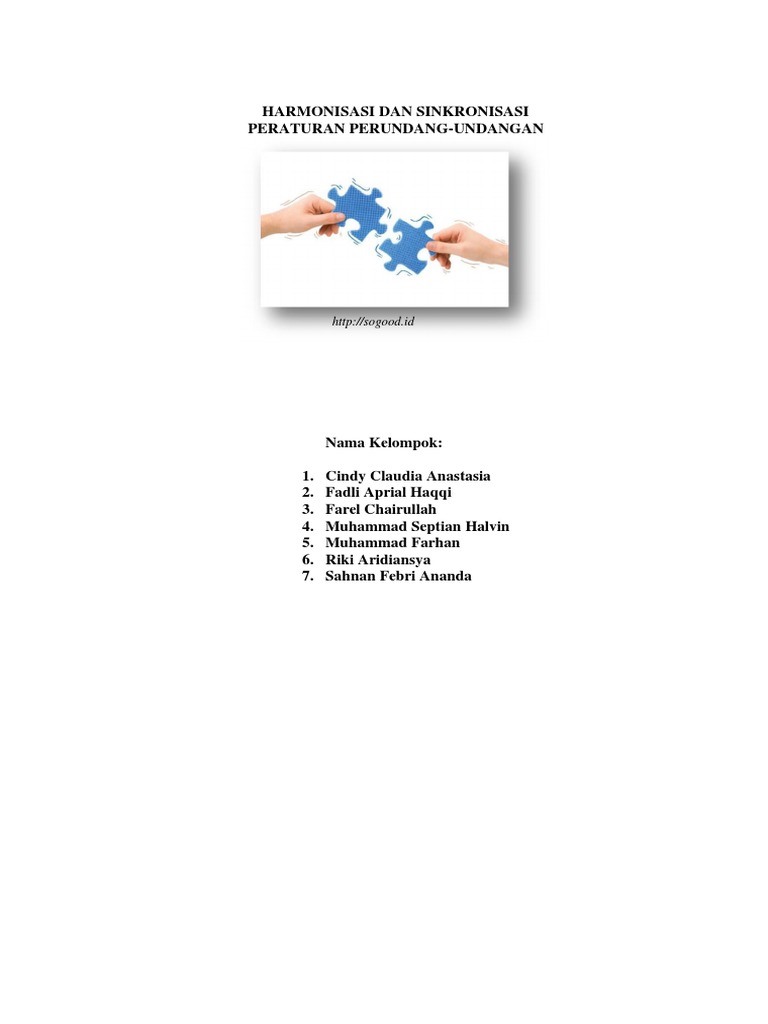 Sinkronisasi Harmonisasi | PDF | Hukum