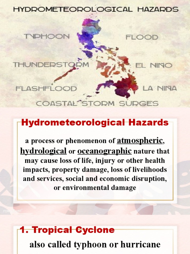 Hydrometeorological Hazards For Students | PDF | Thunderstorm | Tropical Cyclones