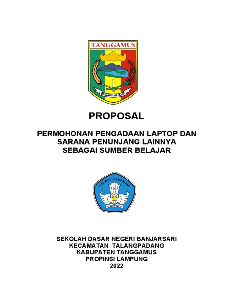 Proposal Pengadaan Laptop SD | PDF | Karier & Perkembangan | Ilmu Sosial