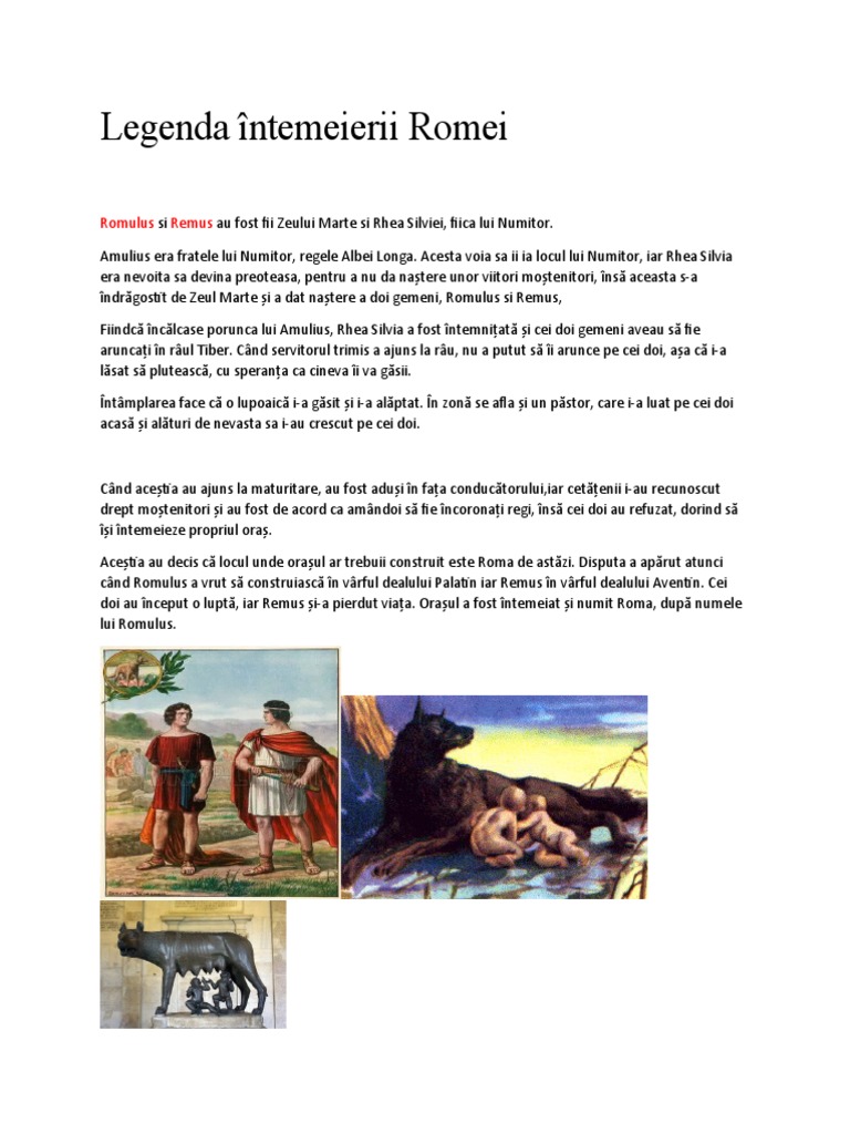 Romulus Si Remus | PDF