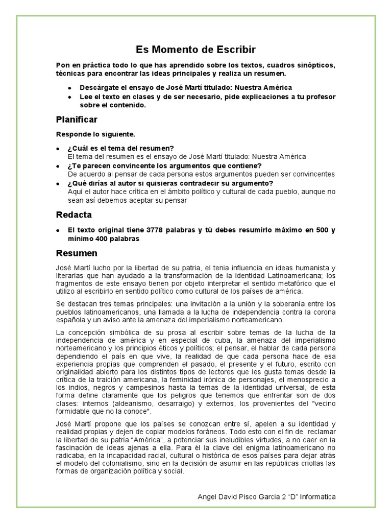 Resumen de Lengua y Literatura XD | PDF | Ensayos | Reciclaje