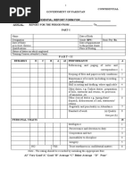 ACR Form Government Employees BPS 17 18 | PDF | Business