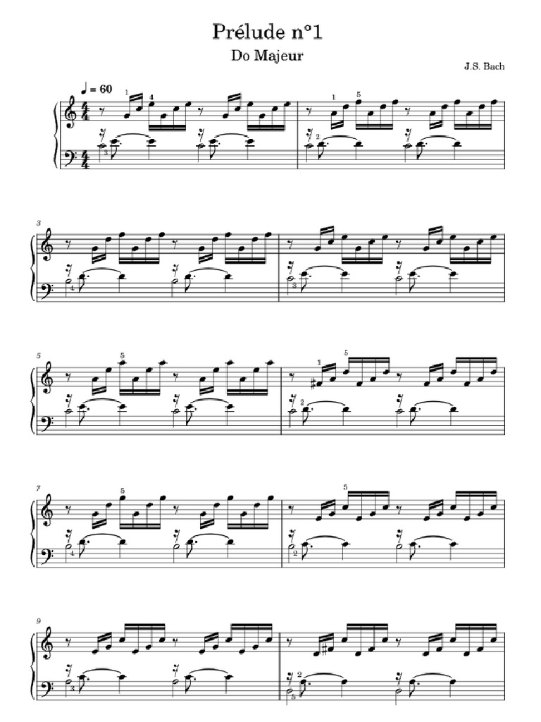 Prélude Bach | PDF