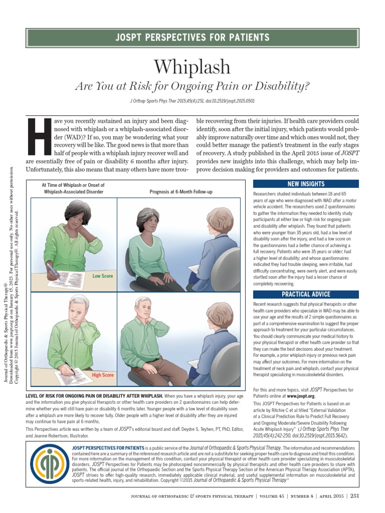 Jospt 2015 0501 | PDF | Physical Therapy | Therapy