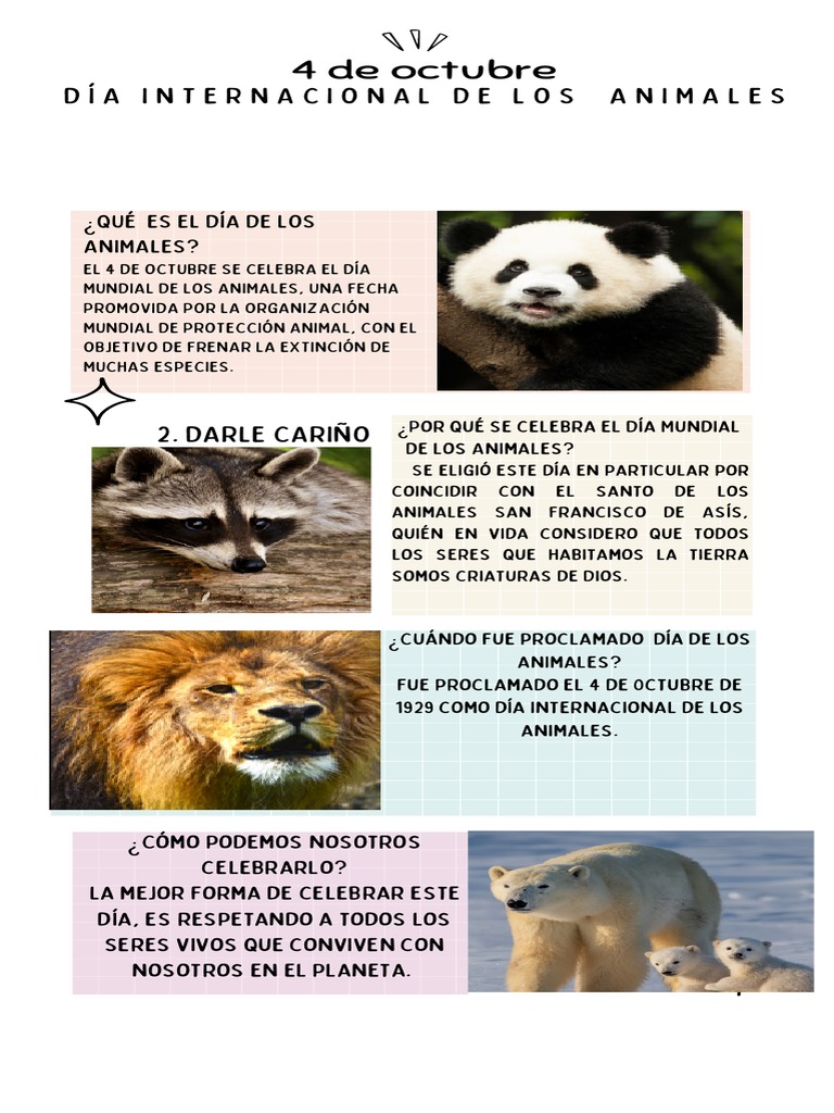 Día Internacional de Los Animales | PDF