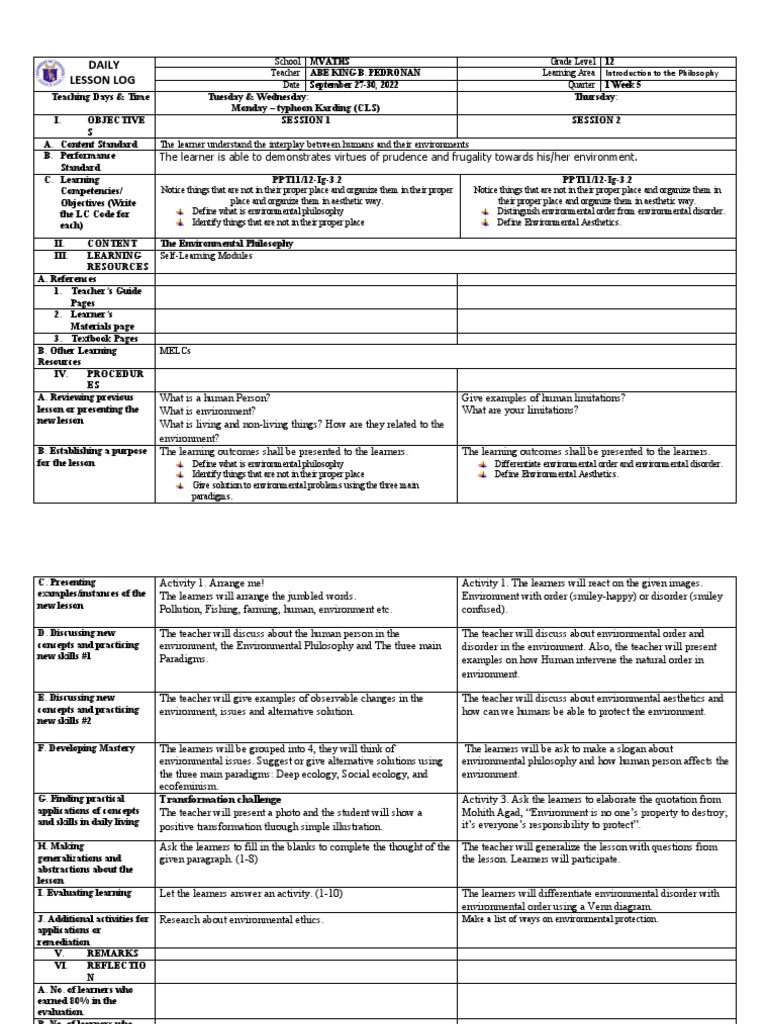 Week 5 | PDF | Learning | Natural Environment
