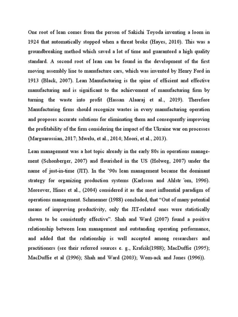Lean Methodology Pdf