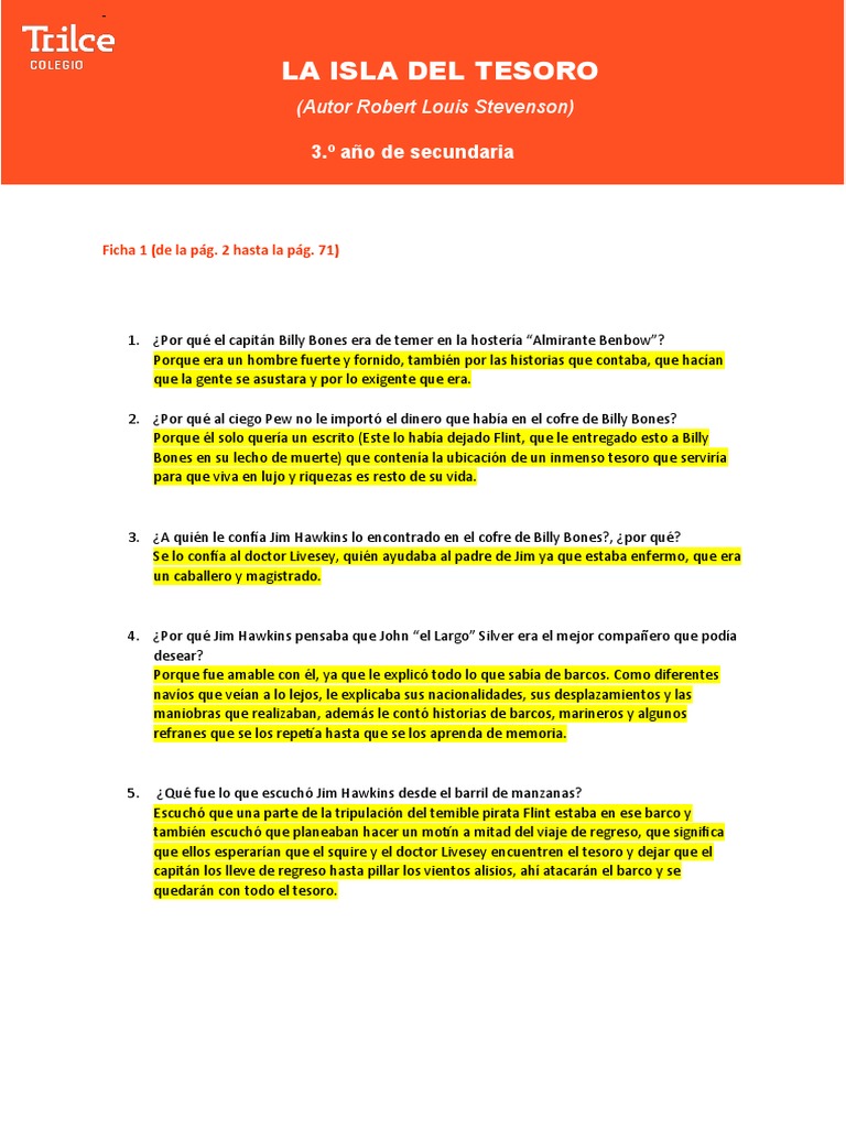 Misterios y Traiciones en Isla del Tesoro | PDF | Isla del tesoro | Militar