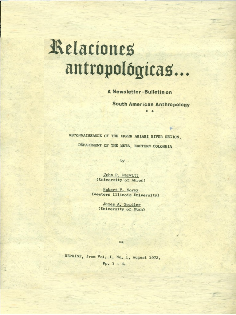 Marwitt, Morey y Zeidler 1973 | PDF