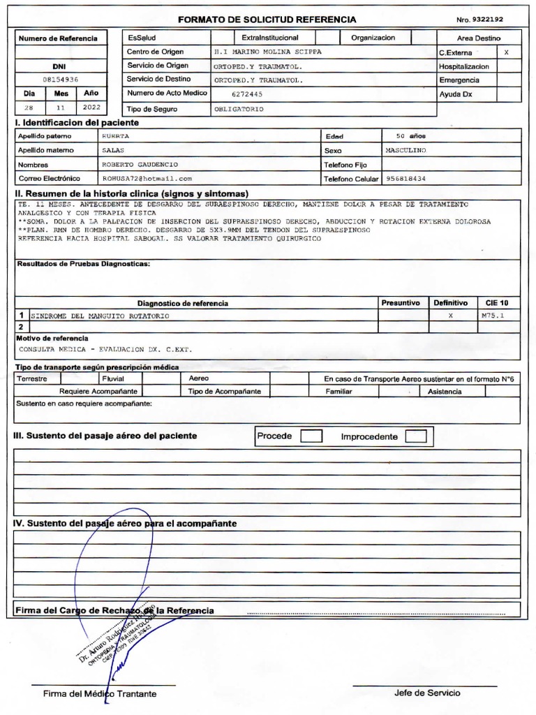 Formato de Solicitud Referencia | PDF