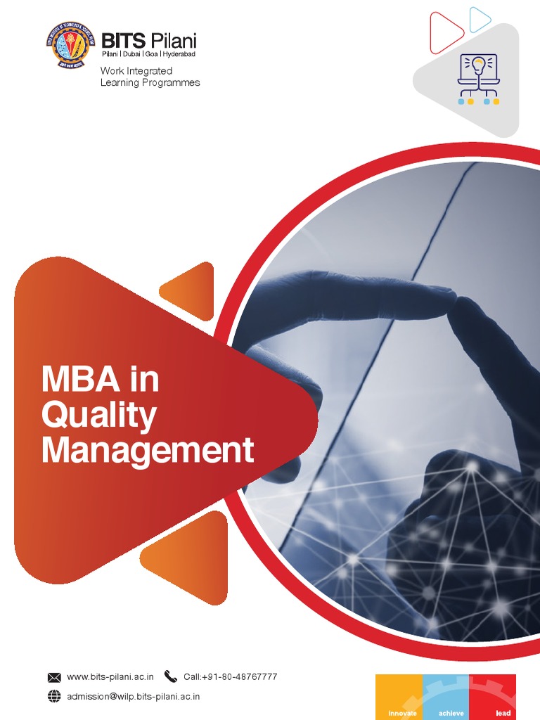 BITS Pilani MBA Brochure | PDF | Learning | Master Of Business ...