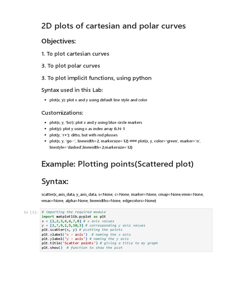 Lab 1 | Download Free PDF | Parameter (Computer Programming) | Exponential Function