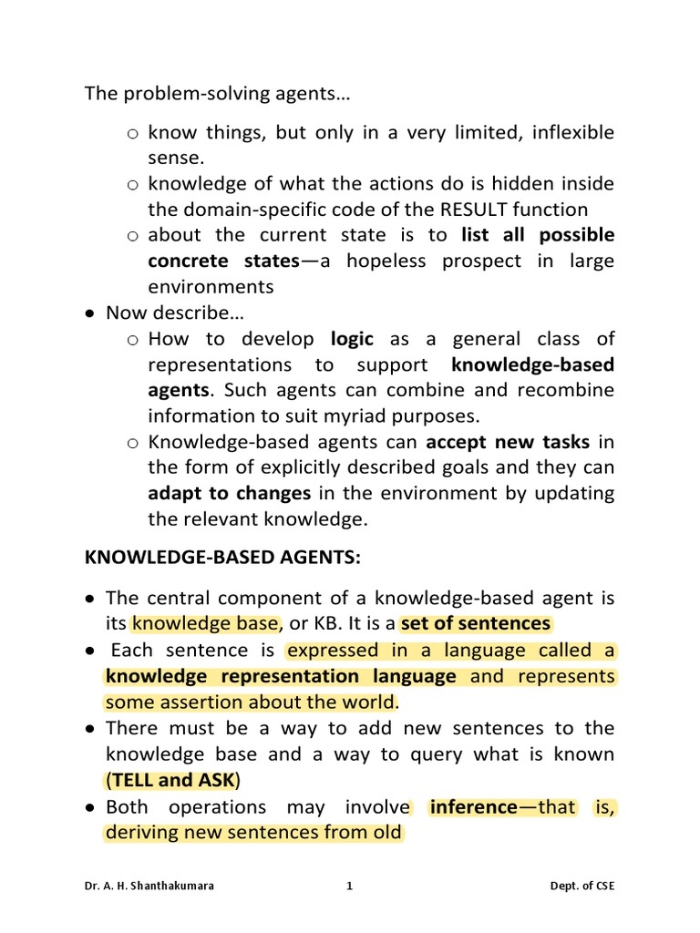 Ai Unit 3 | PDF | Logic | First Order Logic