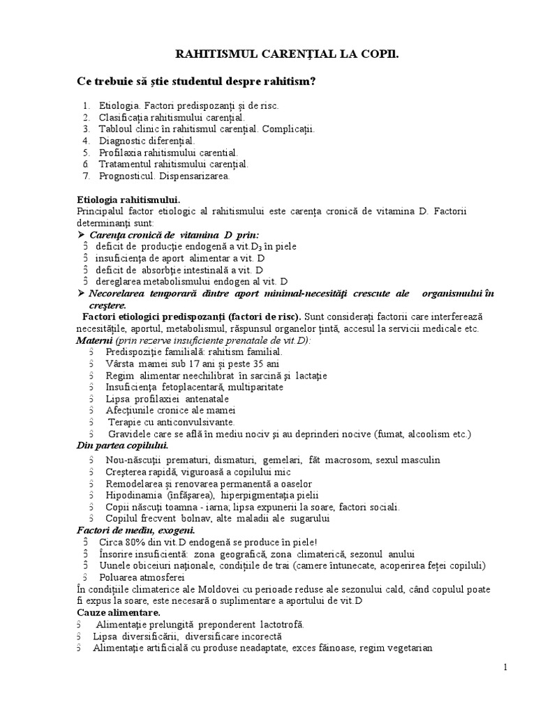 Rahitism Final | PDF