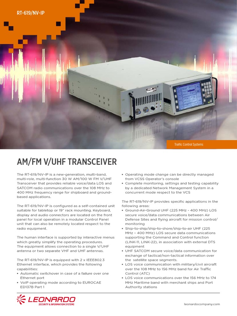 RT619 LQ (mm08670) | PDF | Frequency Modulation | Broadcast Engineering