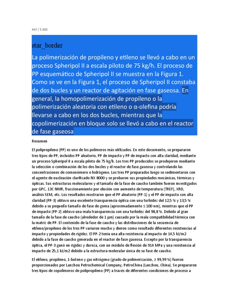 Spheripol 2 | PDF | Compuestos químicos | Naturaleza