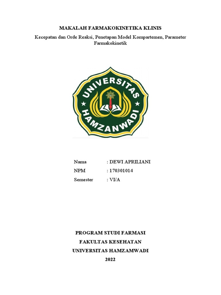 Dewi Apriliani Farmakoklinis | PDF