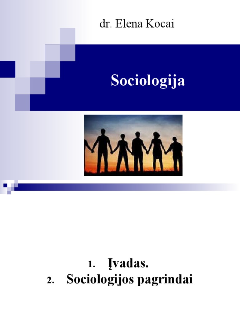 Sociologija 1-2 VGTU Ivadas Atn | PDF