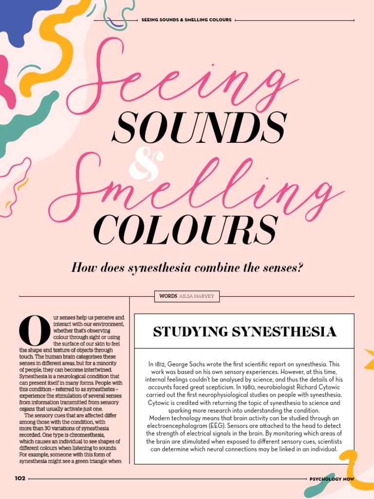 Synesthesia | PDF | Senses | Perception