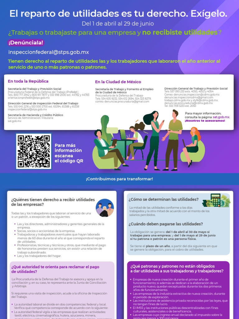 Infografia PTU | PDF | Economias