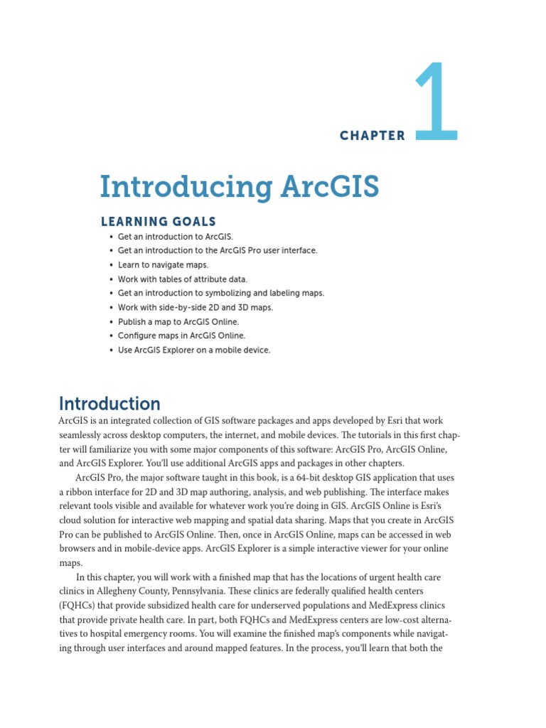 Gis Tutorial For Arcgis Pro 2 8 Sample Chapter | Download Free PDF ...