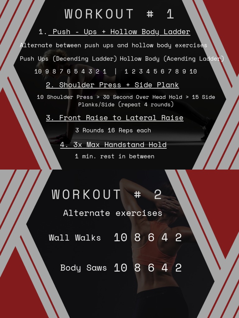 Contortion Strength Workout # 1 | PDF