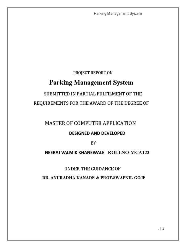 Eparkking App Android Report | PDF | Software Development Process ...