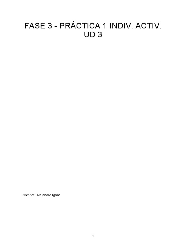 Fase 3 Práctica 1 Pdf