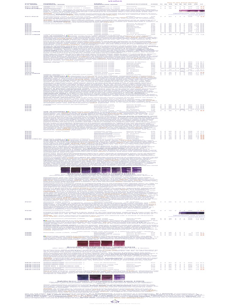 004 Violet Pigment | PDF | Pigment | Hue