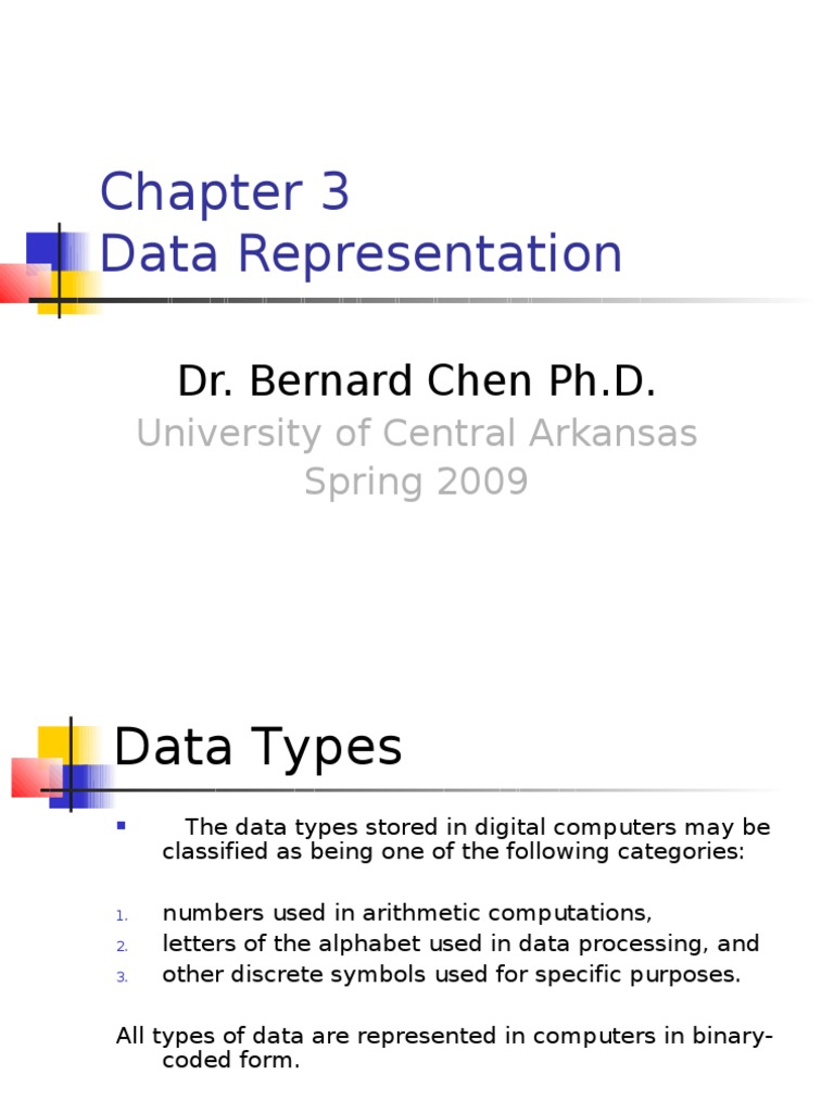 Lec7 Data Representation | PDF | Decimal | Naming Conventions