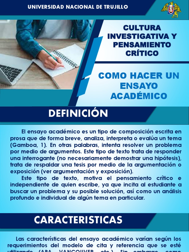 Como Hacer Un Ensayo Académico | PDF | Ensayos | Bibliografía