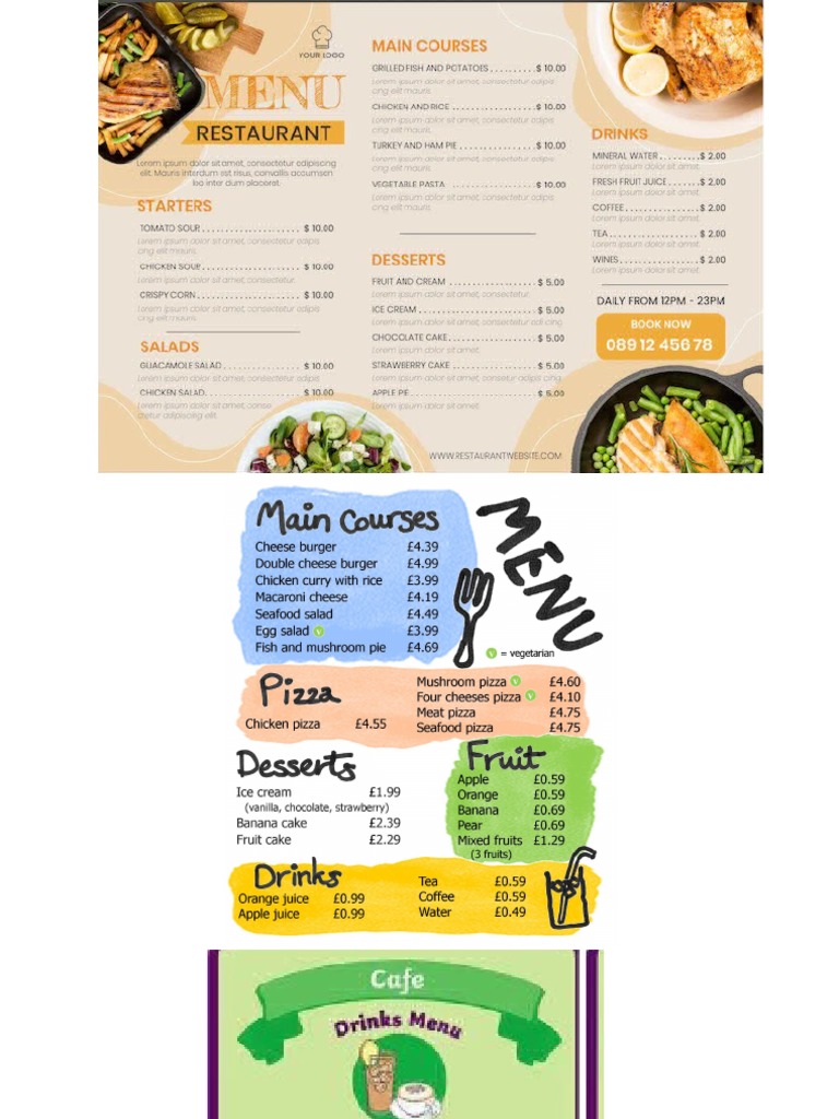 Menu Prices | PDF