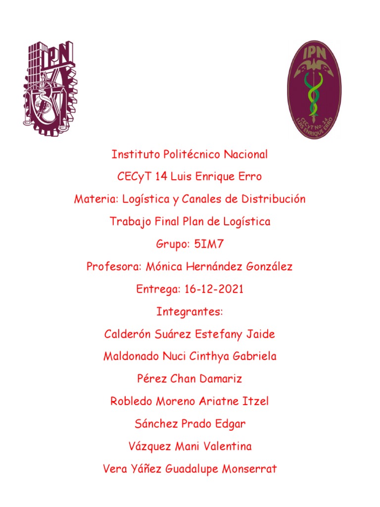Plan de Logistica | PDF Plan de Logistica | PDF