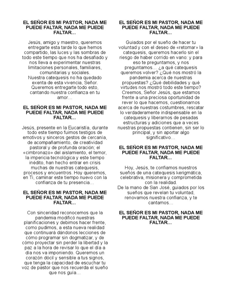 Reflexiones de Catequesis Post-Pandemia | PDF | Religión y espiritualidad