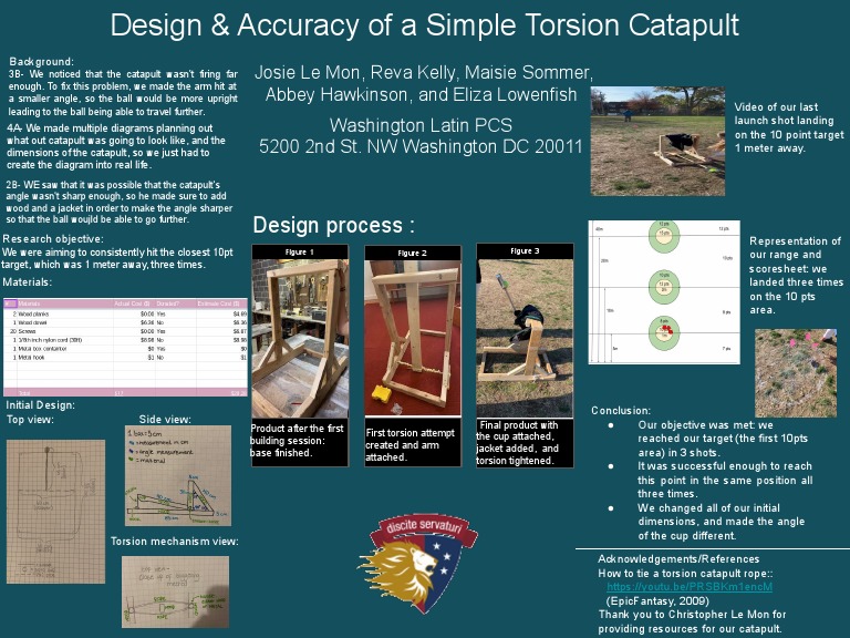 Torsion Catapult Design & Accuracy | PDF
