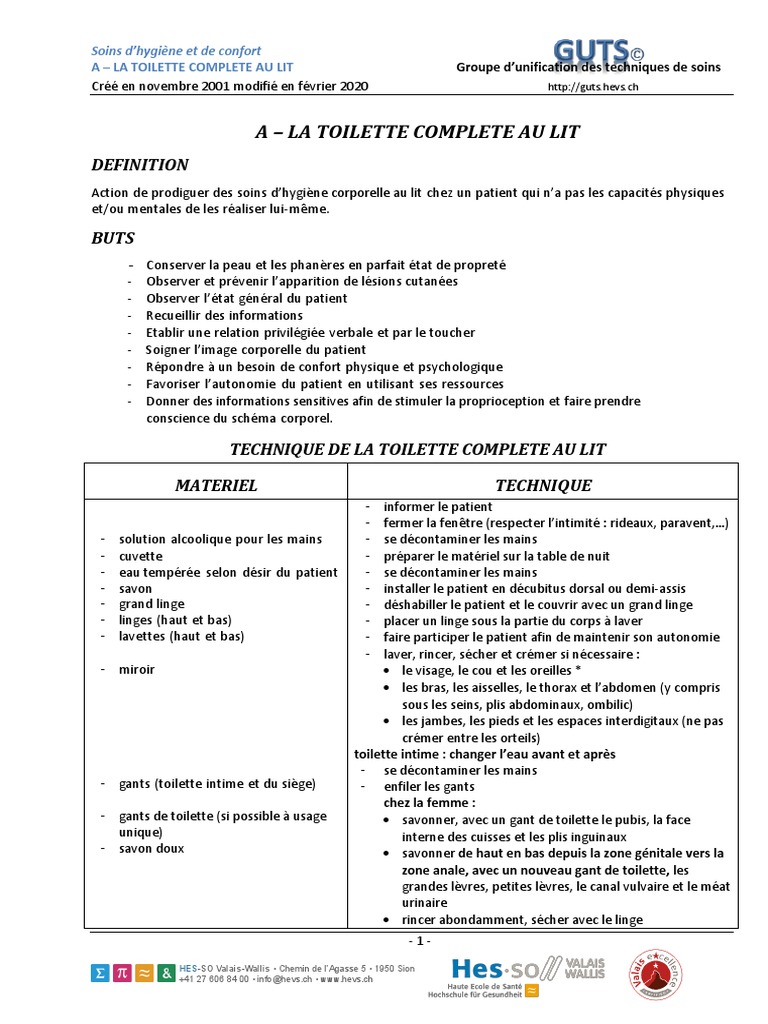 1A. La Toilette Au Lit - Guts | PDF