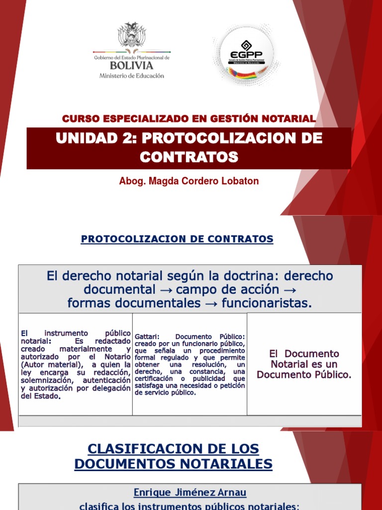 Presentacion Unidad PROTOCOLIZACION 2 | PDF | Donación | Subrogación