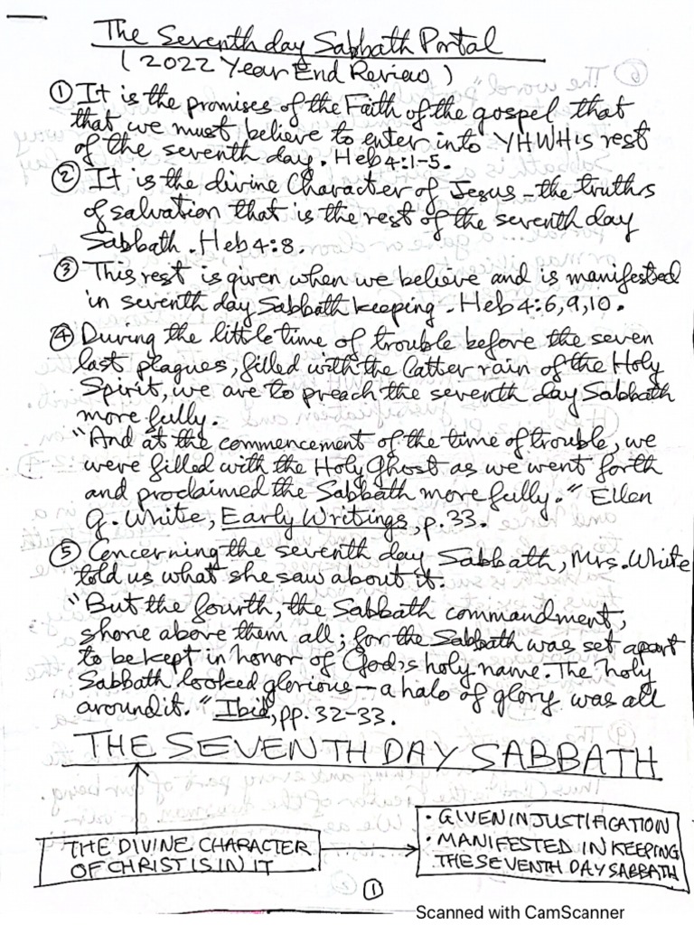 The Seventh Day Sabbath Portal | PDF
