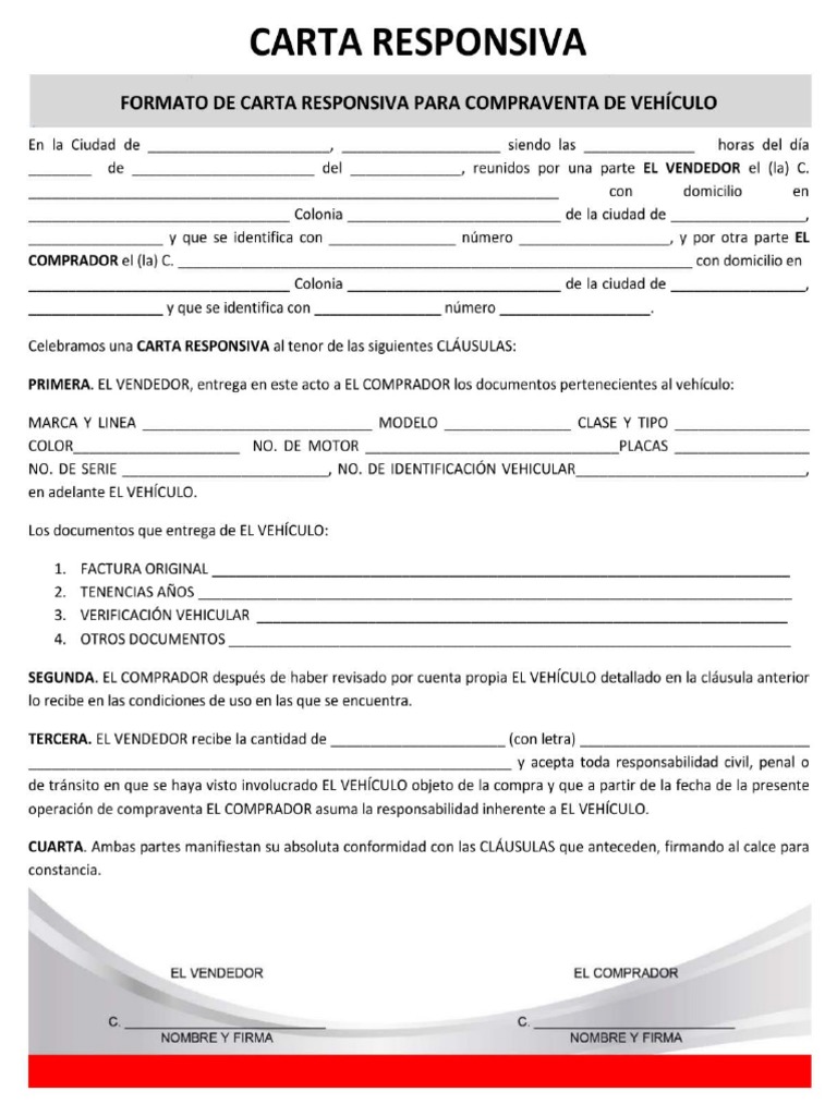 Compra Venta de Vehiculo | PDF