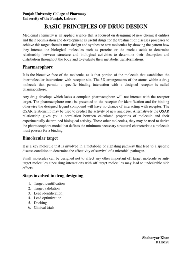 Medicinal | PDF | Drug Design | Clinical Trial