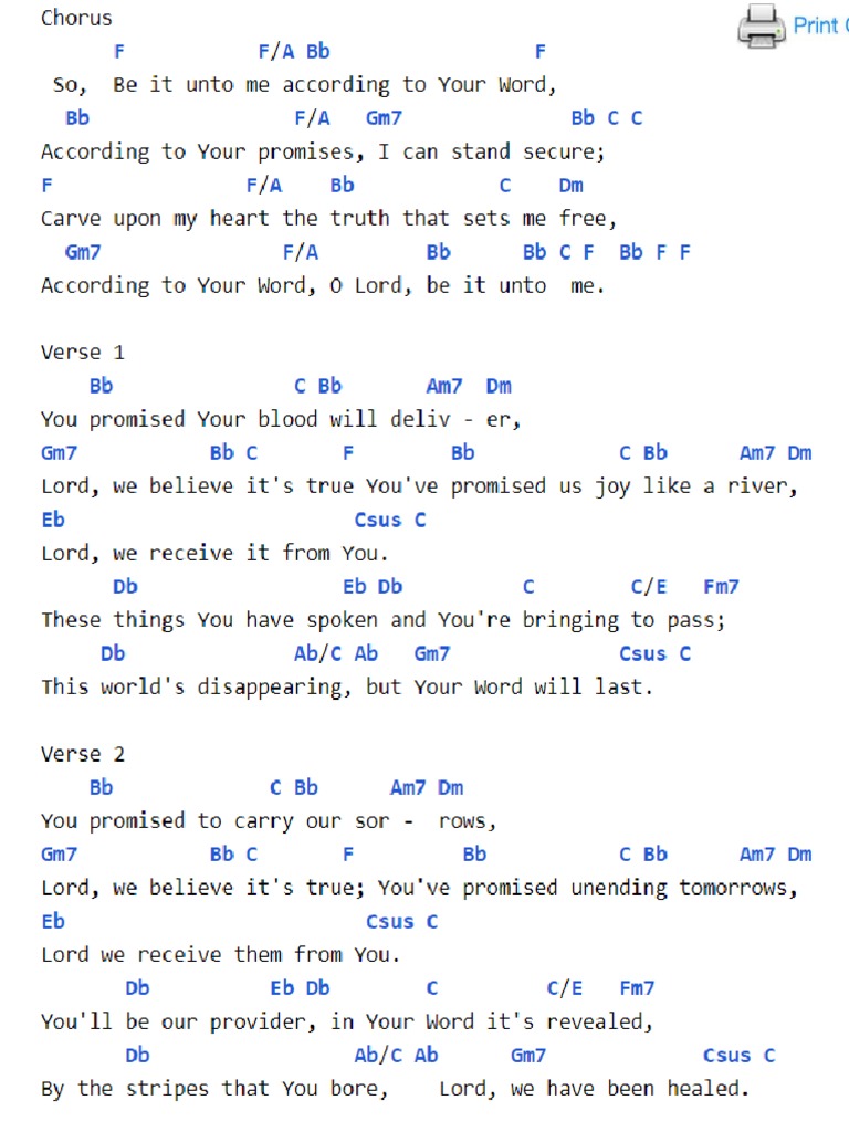 Be It Unto Me | PDF