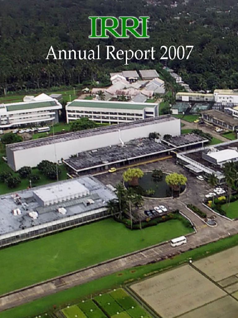 IRRI Annual Report 2007 | International Rice Research Institute | Rice