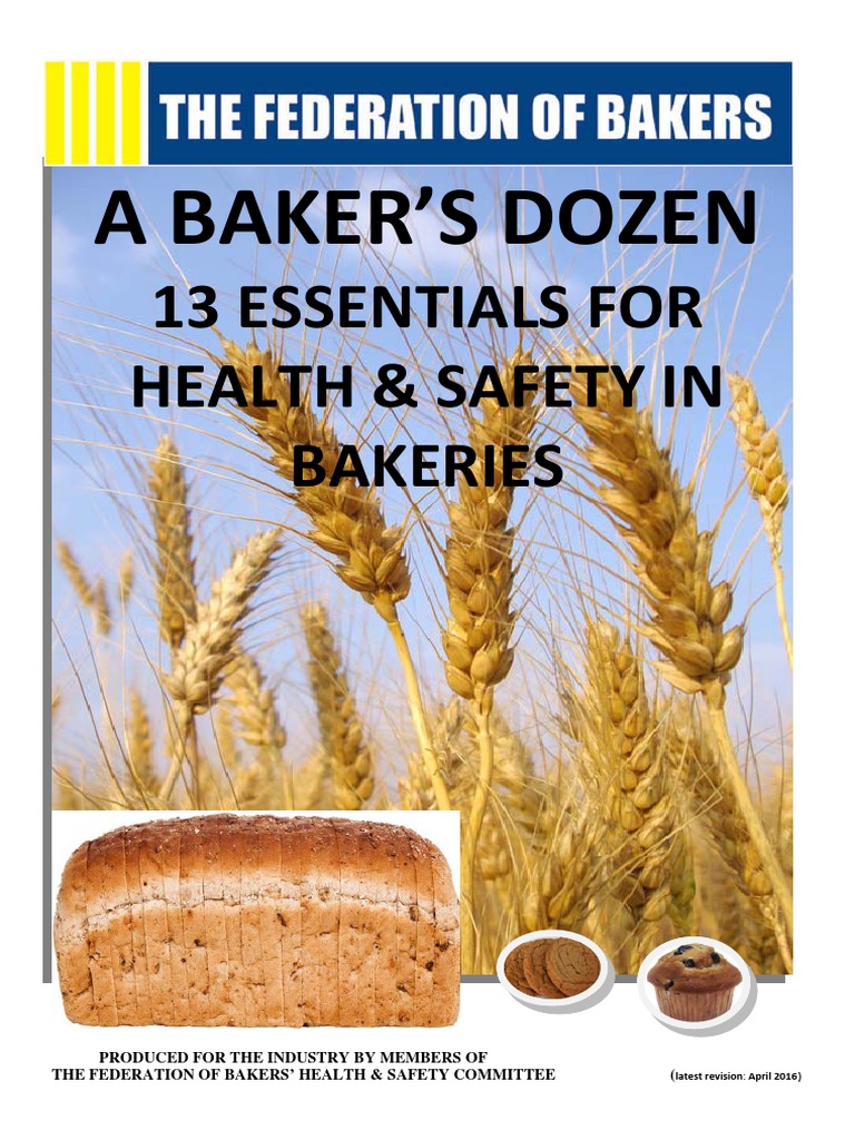 17 A Bakers Dozen 13 Essentials For Health and Safety in Bakeries | PDF ...