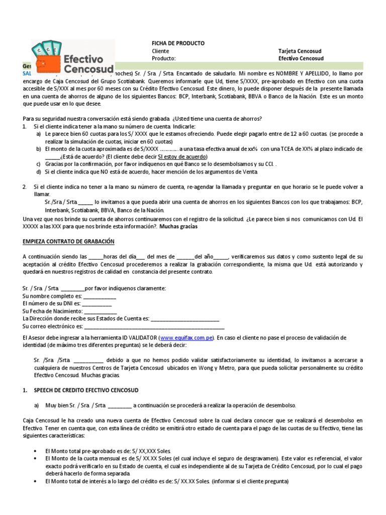 Speech Venta TLMK - EC | PDF | Tarjeta de crédito