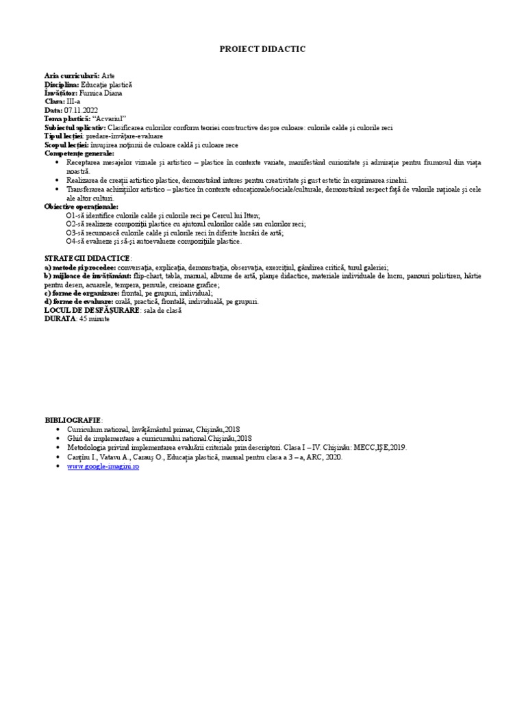 Culori Calde Si Reci | PDF