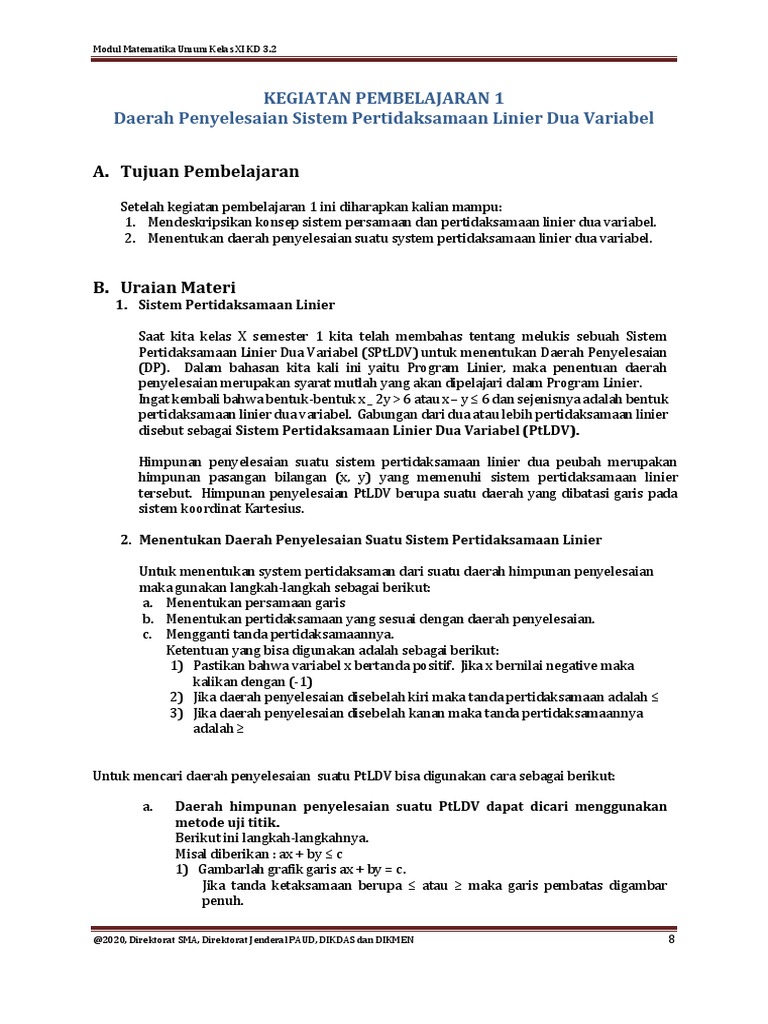 Modul Program Linear | PDF