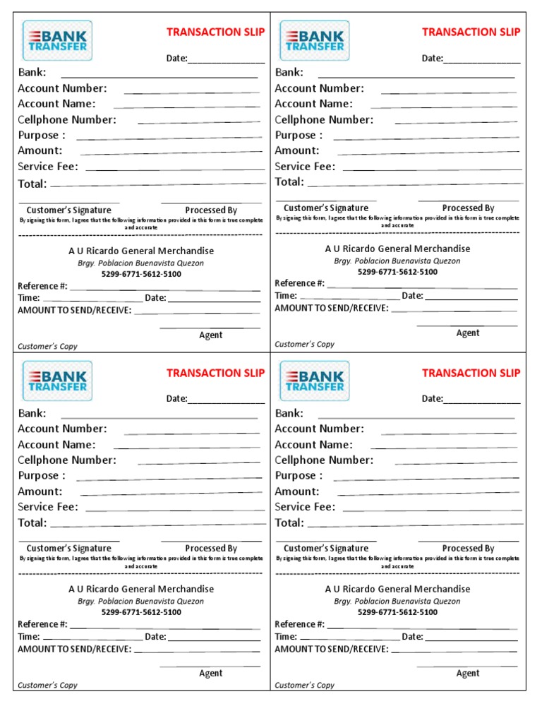 Bank Transfer | PDF | Banks | Payments