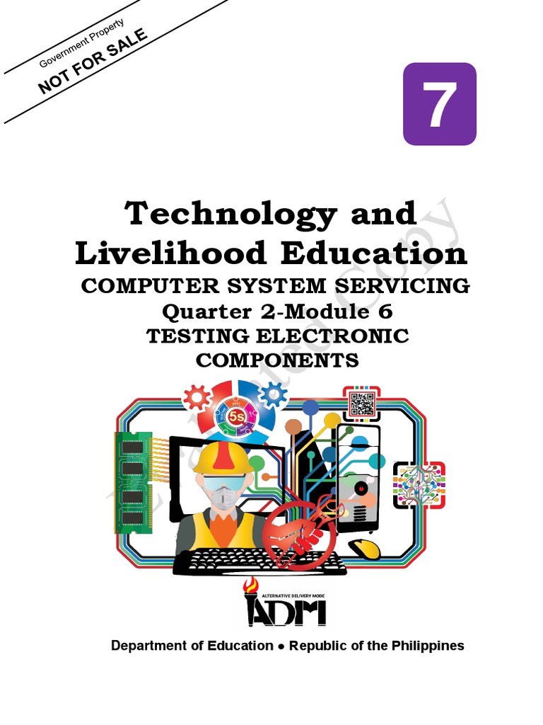 Tle CSS Module 6 - Testing Electronic Components | PDF | Bios ...